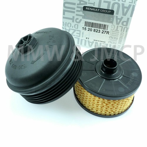 RENAULT NISSAN DACIA OIL FILTER HOUSING TOP COVER & FILTER 152082327R ...