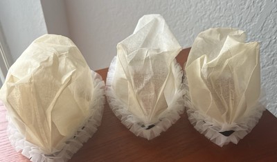 Vintage Lot of 3 1940s Registered Nurses Cap Kay's Caps w/ Some ...