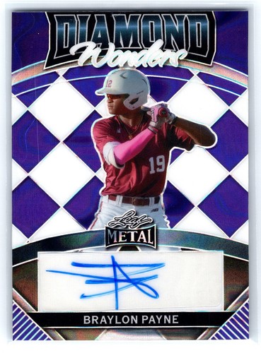 2024 Leaf Metal Baseball Auto #/9 Braylon Payne | eBay