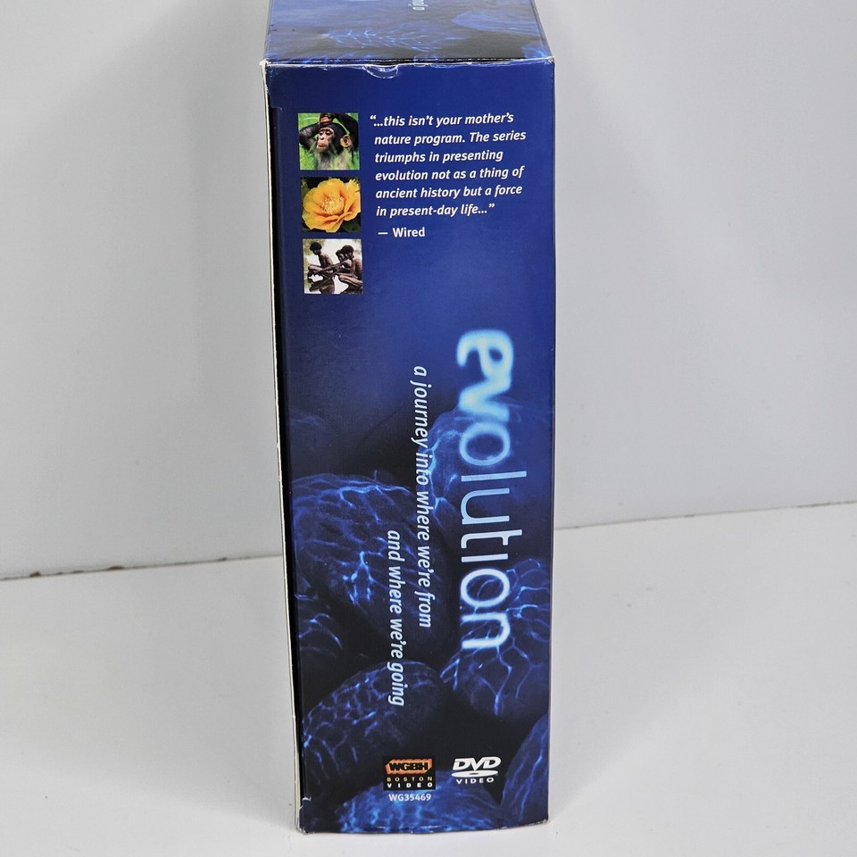 Evolution Documentary PBS 2001 4-Disc DVD Box Set Liam Neeson Narration RARE HTF 783421354692 | eBay