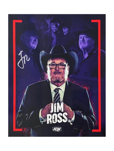 8x10" Wrestling Print Signed by Jim Ross With Monopoly Events COA | eBay
