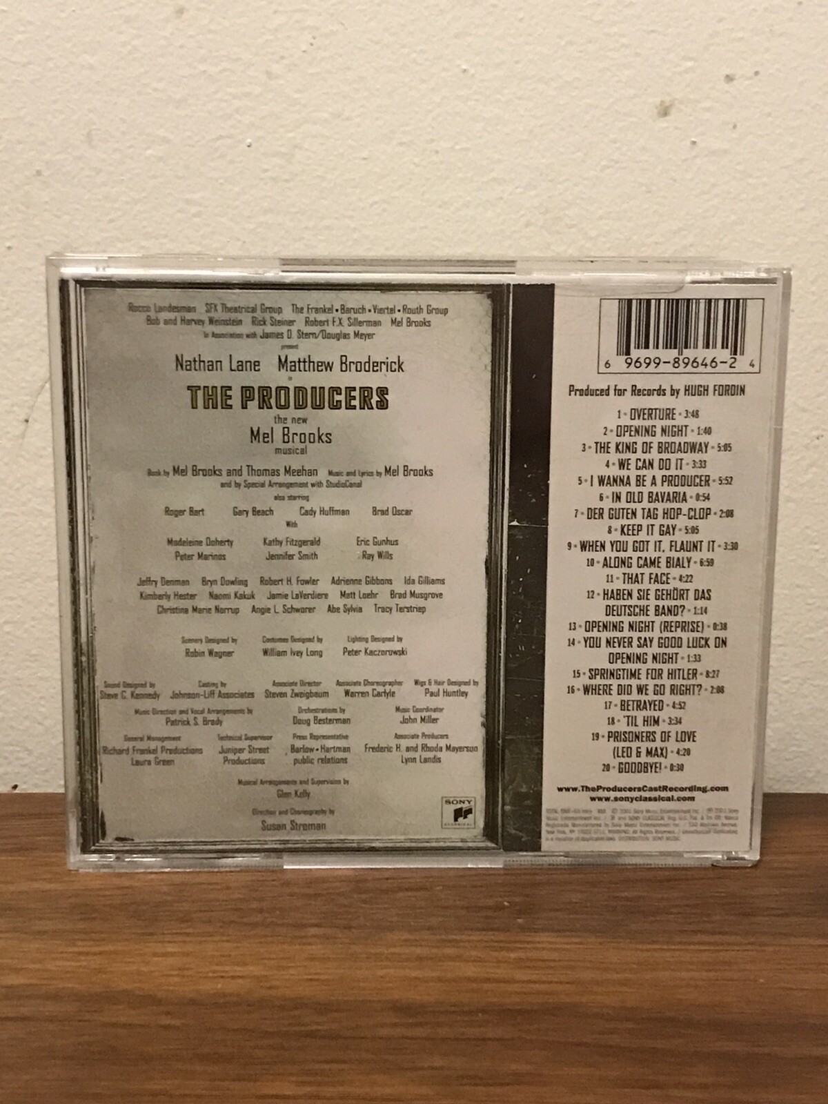 The Producers [Original Broadway Cast Recording] (CD, Sony Classical) 696998964624| eBay