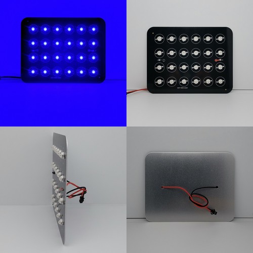 24W 450nm~455nm Royal Blue LED +PCB for DIY Lamp Spot Light Bulb Plant ...