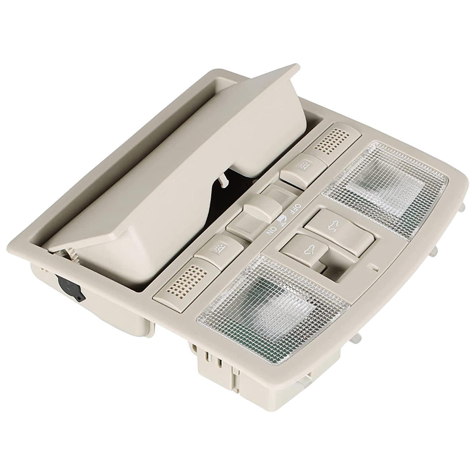 Car Overhead Console Reading Light Overhead Lamp with Sunroof Switch ...