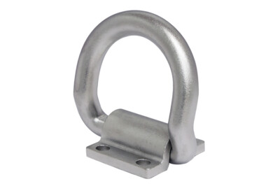 STAINLESS LASHING RING WITH BOLT ON BENT D RING 1/2", 316 SS | eBay