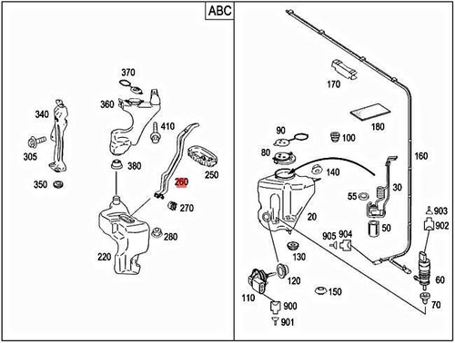 Genuine MERCEDES C216 W221 S-CLASS W221 Coupe C216 Hose 2218301796 | eBay