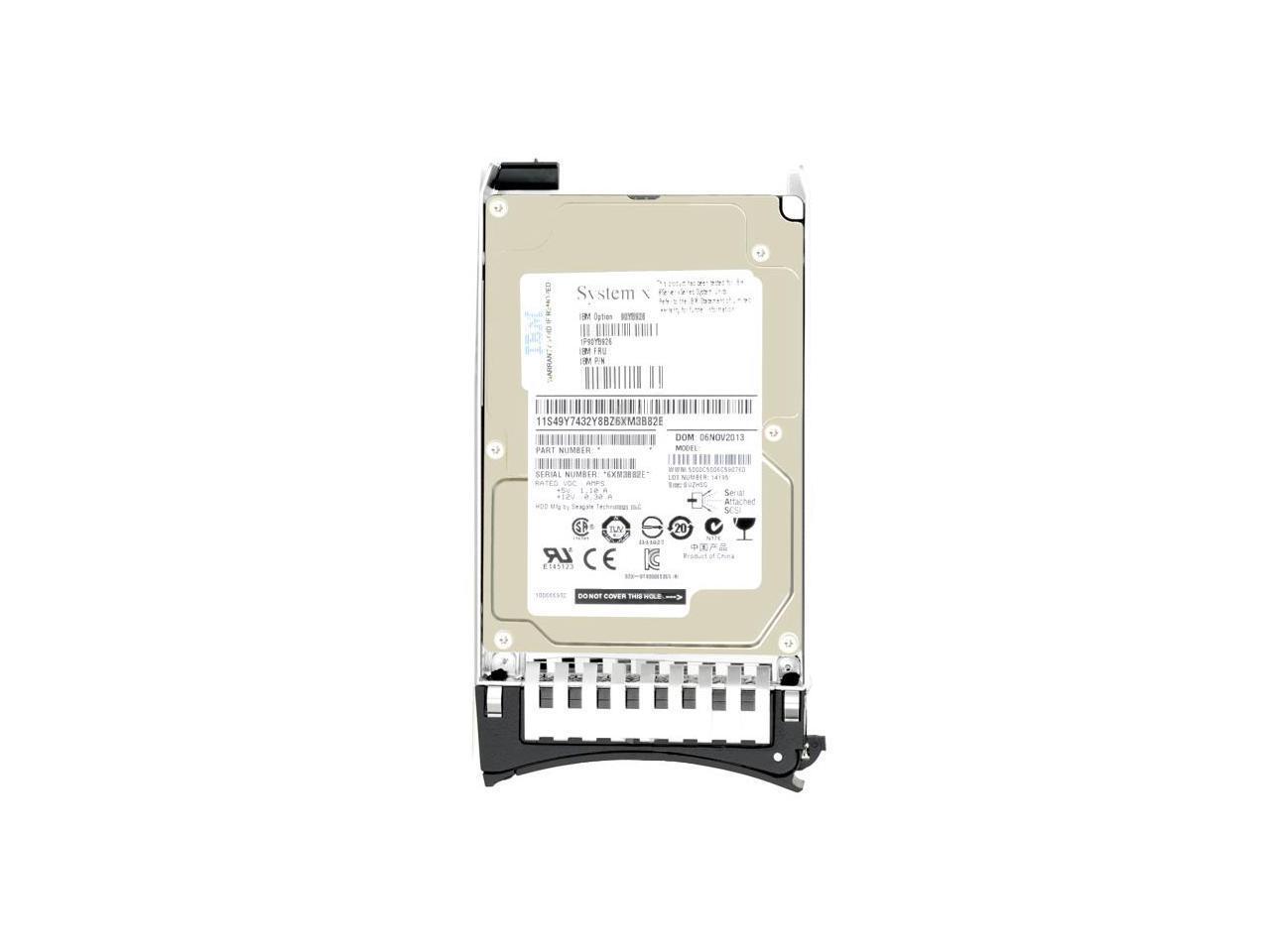 IBM 99Y1167 45W8286 ST2000NM0001 Seagate 2TB 7.2K SAS 3.5" Hard Drive ...