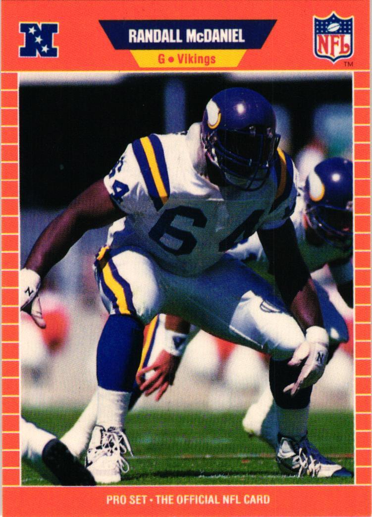 1989 Pro Set #235 Randall McDaniel | eBay