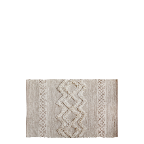 Rug With Pattern L:90x60 cm Cream by Chic Antique | eBay