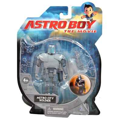 Astro Boy The Movie: Metro City Soldier Robot 3 3/4 Inch Action Figure ...