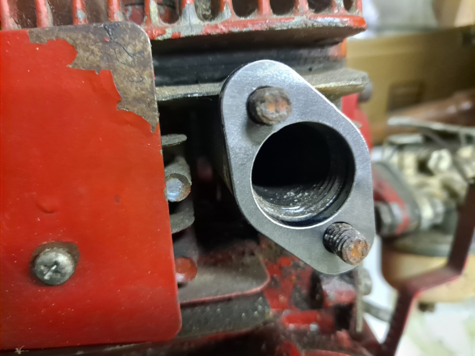 TECUMSEH SIDE POPPER EHAUST FLANGES 2 1/2 - 3 HP AND 3 1/2 HP ENGINES ...