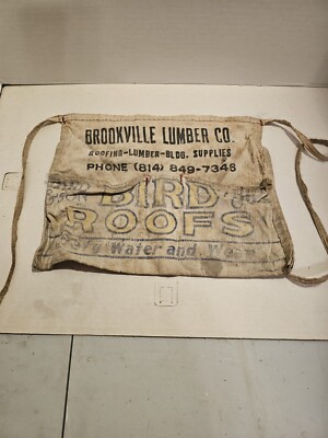 Vintage Carpenters Apron/Brookville, PA | eBay