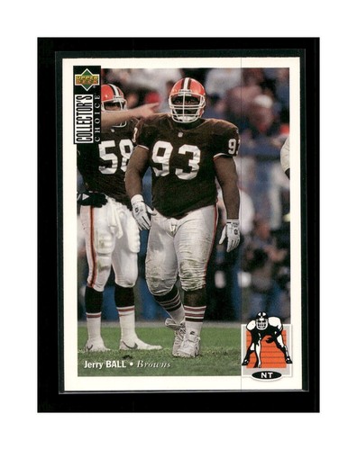 1994 Collector's Choice Jerry Ball Cleveland Browns #98 FOOTBALL | eBay