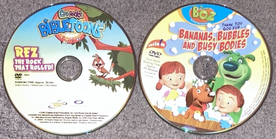 Rez: The Rock That Rolled! God Rocks! Bibletoons/Boz Discovering Gods ...