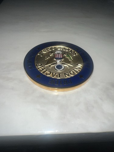Union Pacific Police Dept. Train Railroad Special Agent Challenge Coin ...