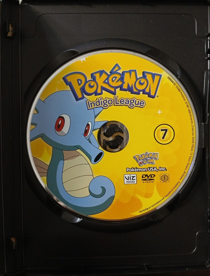 Pokemon Indigo League DVD Set Season 1 Part 1-2-3 Partial 2007 Pikachu ...