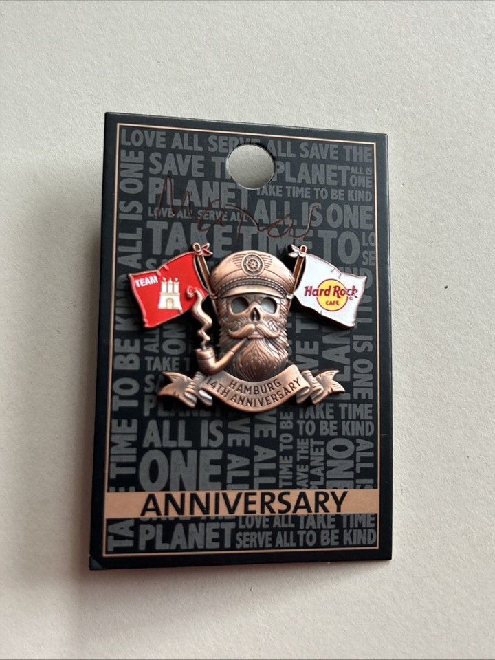 hard rock café Aniversary PIN Hamburg 2025 | eBay