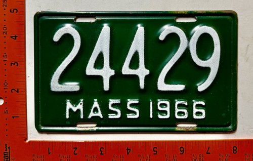 Massachusetts 1966 Motorcycle License plate | eBay