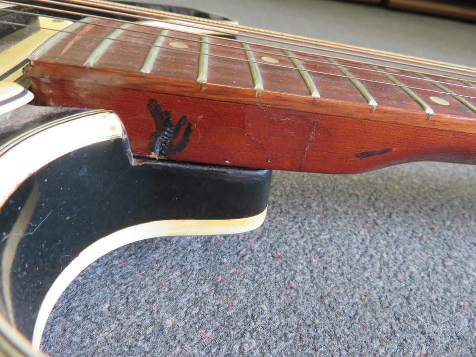 Vintage 1966-1970's Aria Diamond Hollowbody 1202 Electric Sunburst ...