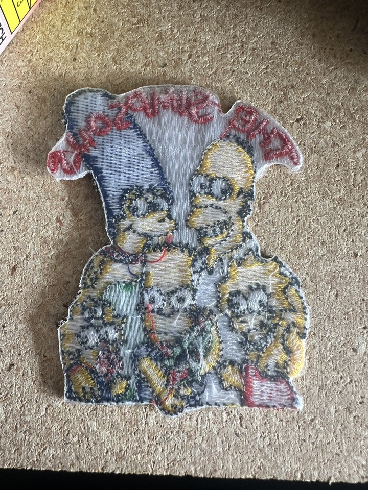 VTG The Simpsons Family Portrait Patch Homer Bart Marge Lisa ...