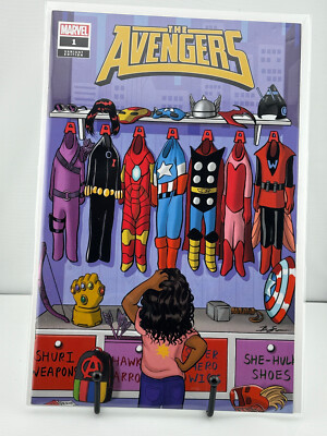 Marvel THE AVENGERS #1 Ben Su SDCC Exclusive Costume Closet Variant ...