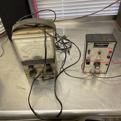 Micronta Dynamic transistor checker Vintage No. 22-024/EICO 232 | eBay