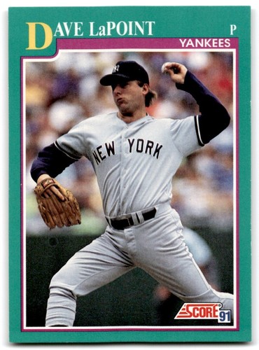 1991 Score Dave LaPoint New York Yankees #218 | eBay