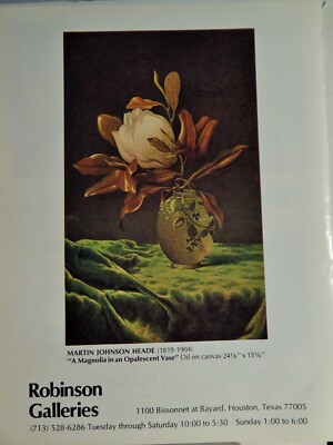 MARTIN J HEADE / CHARLES CRAIG ART PIECES ORIG VTG 1974 ADVERTISEMENT ...