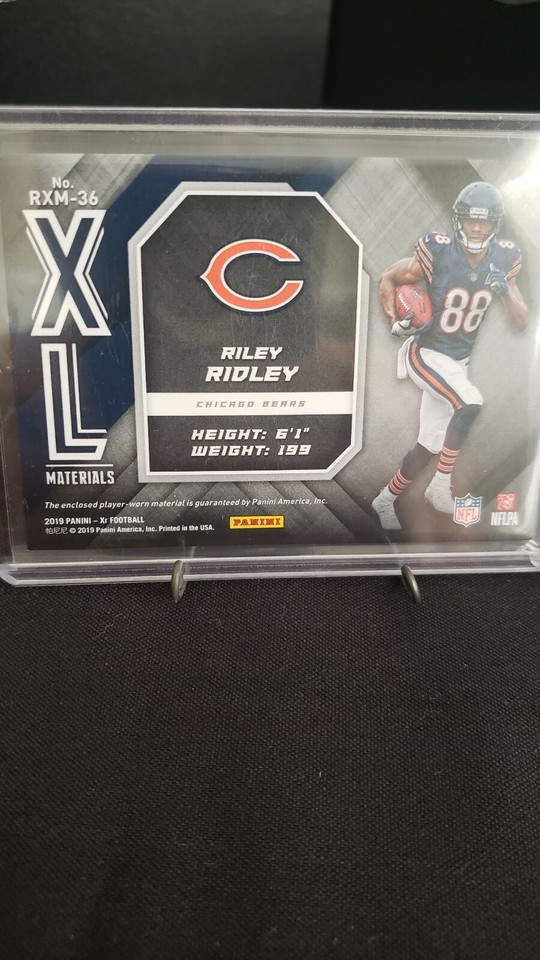 2019 Xr Football Riley Ridley Rookie XL Materials 3 Color Patch /25 | eBay