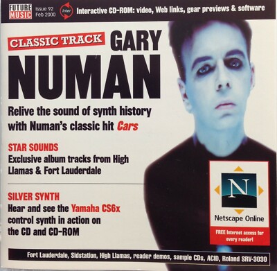 Future Music FM CD (CD 2000 Promo Sampler) Gary Numan *Rare * OOP ...