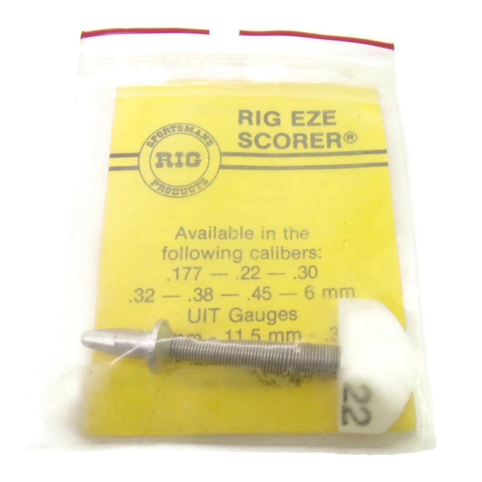 Vintage Sportman's Rig Products Rig Eze Scorer 22 Caliber Target Plug ...