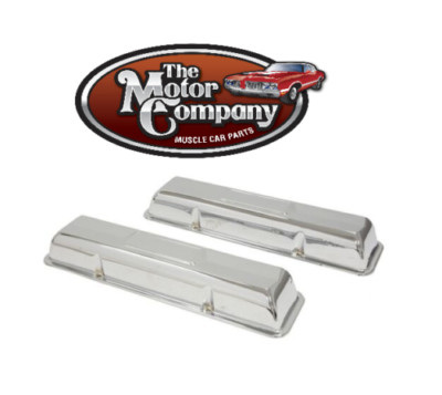 1963 1964 1965 1966 Corvette 327 Chrome Valve Covers Sold As Pair M ...