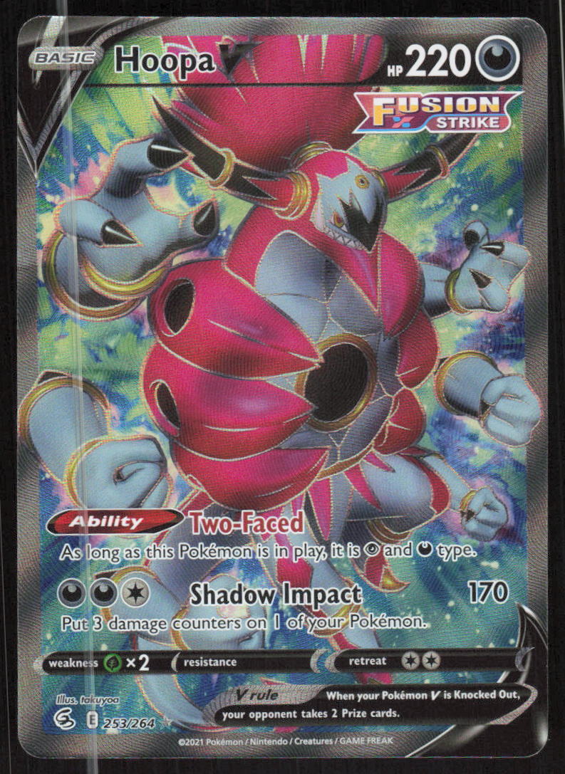 Pokemon TCG SWSH08: Fusion Strike #253/264 Hoopa V (Full Art) NM | eBay