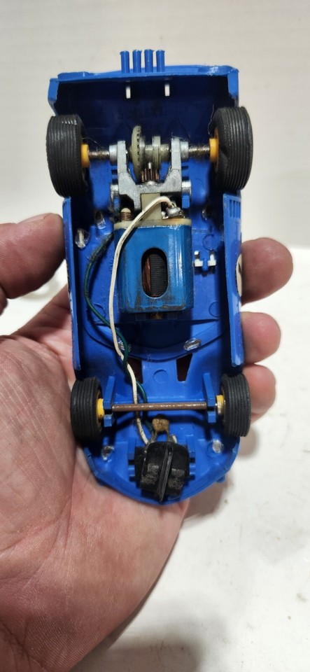 Vintage Eldon Slot Cars Racing 1/32 Slot Car set with Track And 2 ...