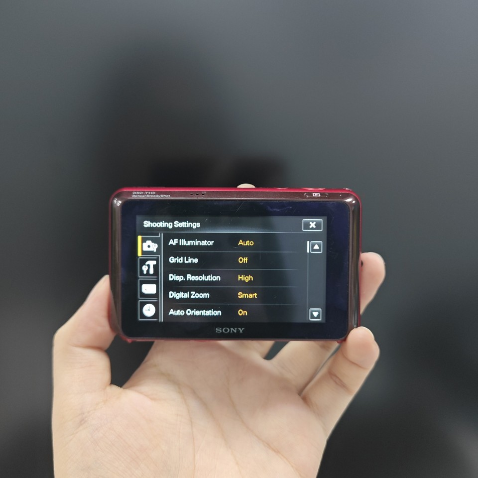 90% NEW Sony Cyber Shot DSC-T110 16.1MP 4x Zoom Digital Camera Touch ...