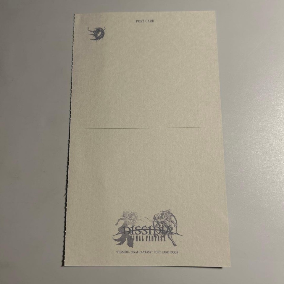 FINAL Fantasy DISSIDIA Postcard Emperor Light Wear Used Anime ...