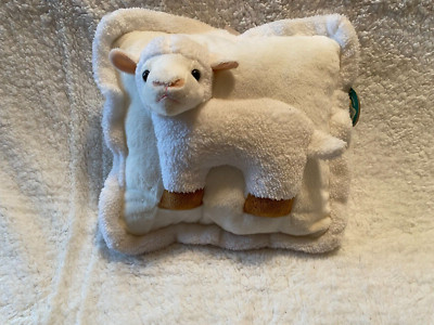 Jaag 12" ....Lamb....3D Stuffed Huggable Pillow. New....Not pre-owned ...