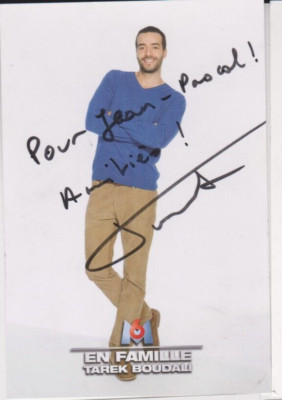 Tarek Boudali Signature manuscrite | eBay