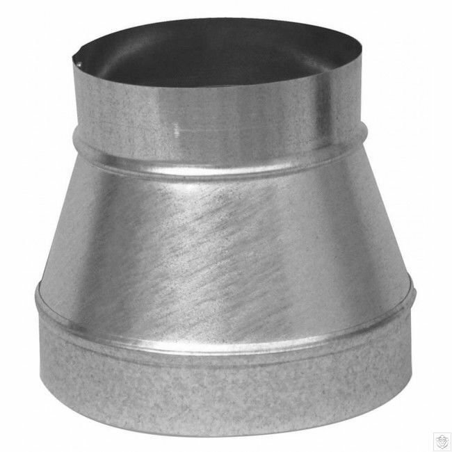 180mm to 100mm Extraction Ductwork Reducer -to Fit Inside Spiral Duct ...