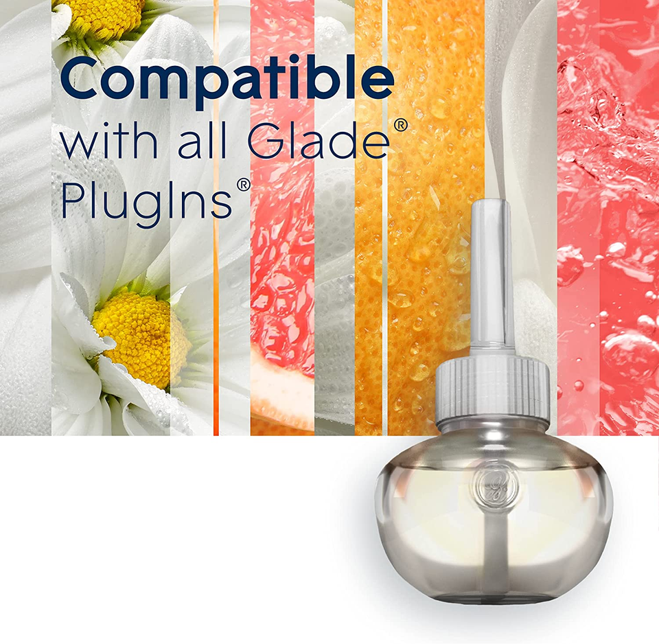 Glade Plugins Refills Air Freshener Starter Kit, Scented and Essential ...