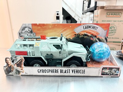 Jurassic World Gyrosphere Blast Vehicle With Gyrosphere 2017 Mattel NIB ...