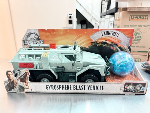 Jurassic World Gyrosphere Blast Vehicle With Gyrosphere 2017 Mattel NIB ...