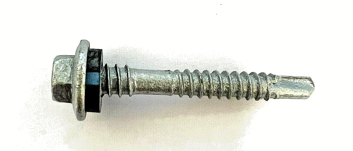 Qty 4000 Hex NEO Self Drilling 14g-10 x 50mm Galvanised Screw Tek ...
