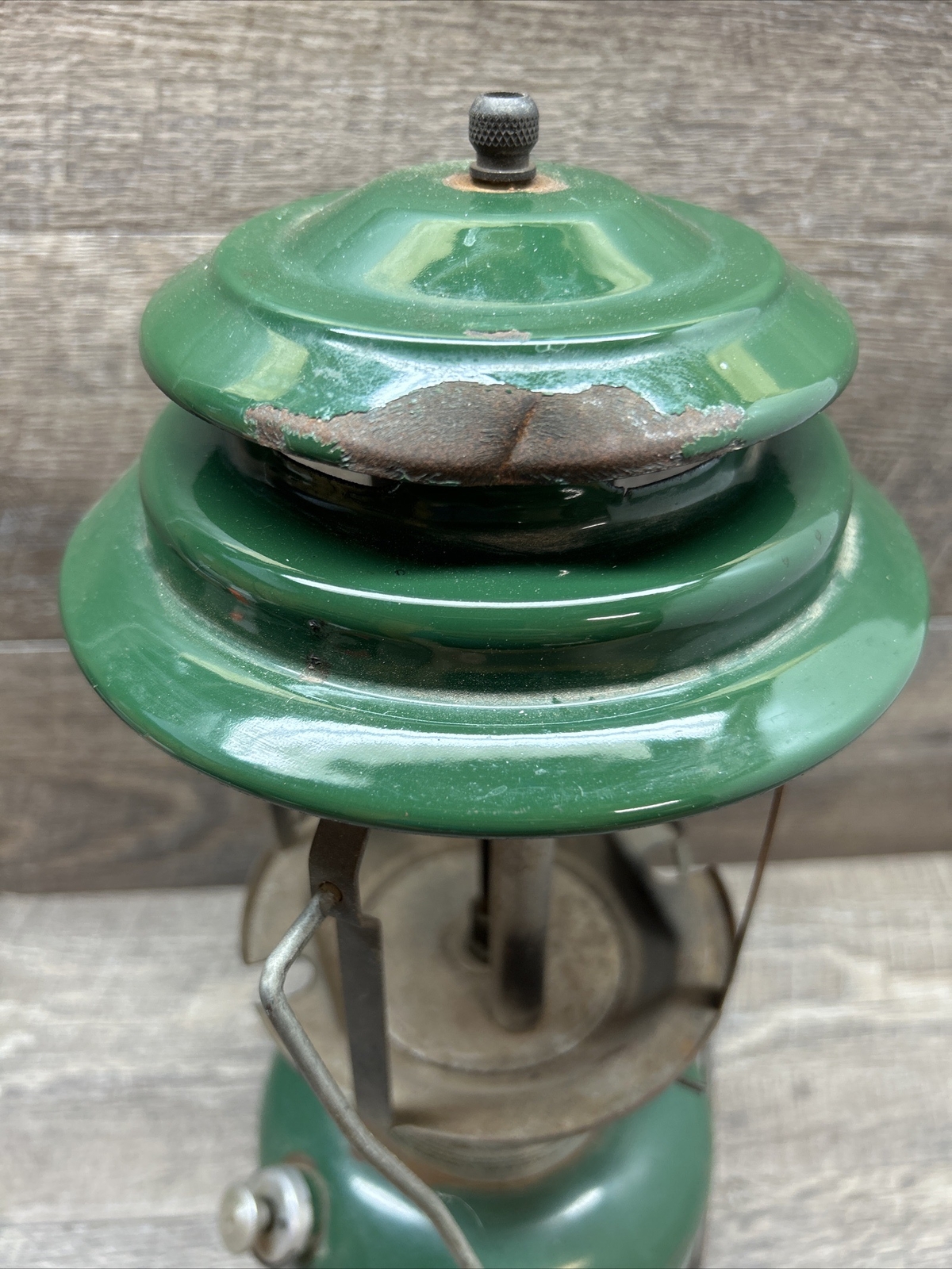 1980's Vintage Coleman Lantern Model #220K Dual Element Green No Globe ...