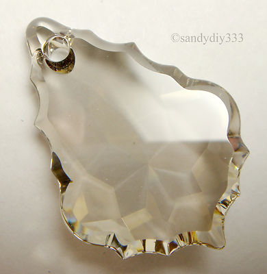 1x SWAROVSKI 6091 SILVER SHADE 28mm BAROQUE PENDANT CRYSTAL BEAD | eBay