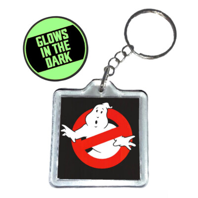 Ghostbusters Glow in the dark Key chain keyring | eBay