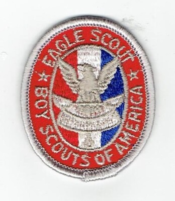 BSA Issue - Eagle Scout Rank Patch - TYPE 4-C1 (Circa. 1955-1972 ...