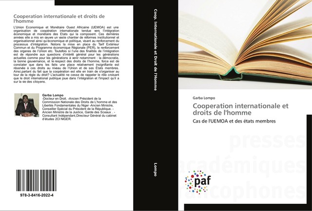 Cooperation internationale et droits de l'homme von Garba Lompo (2013 ...