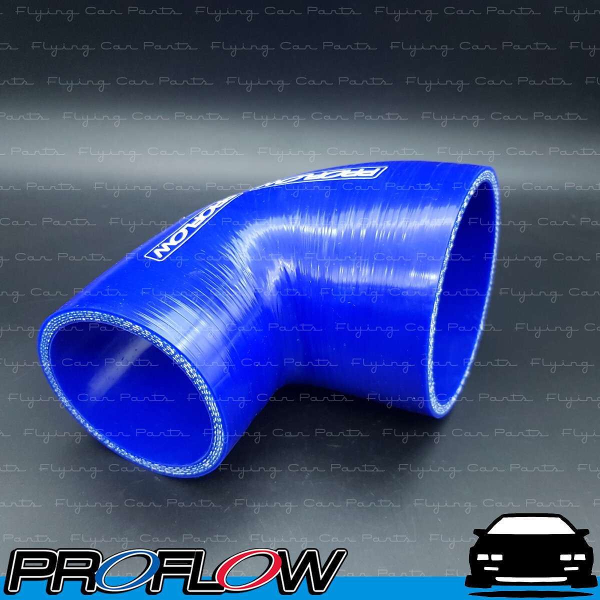 PROFLOW Silicone Hose Reducer Elbow Blue 90 Degree 3" 4" | eBay Australia