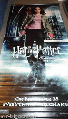 EMMA WATSON - HARRY POTTER & THE GOBLET OF FIRE - GIANT VINYL BANNER ...